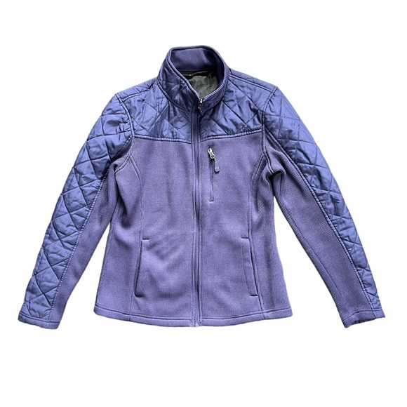 Swiss Tech | Jackets & Coats | Swiss Tech Quilted Knitted Zip Up ...